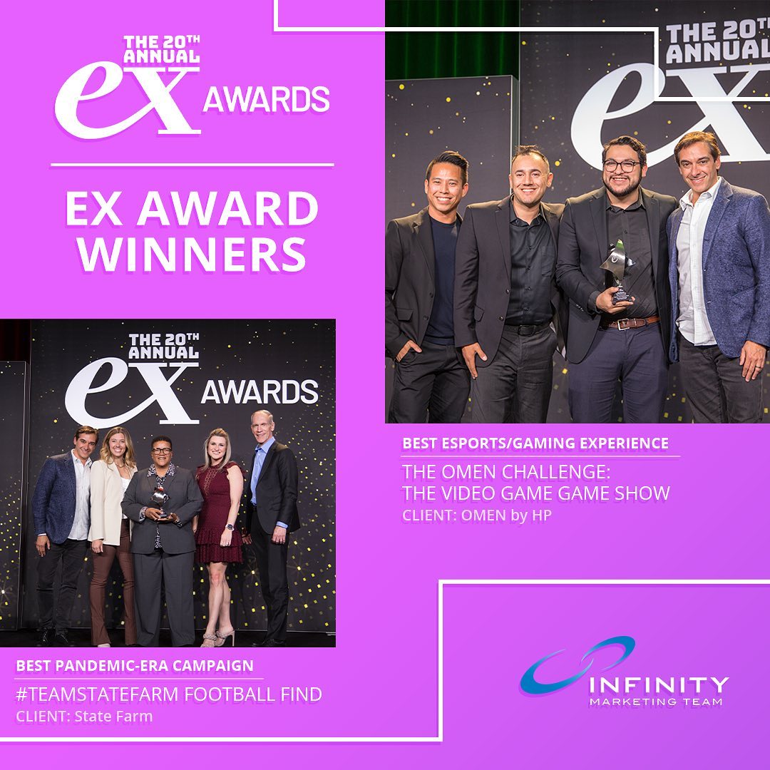 Infinity Marketing Team activations are triple winners at The 2022 Ex ...